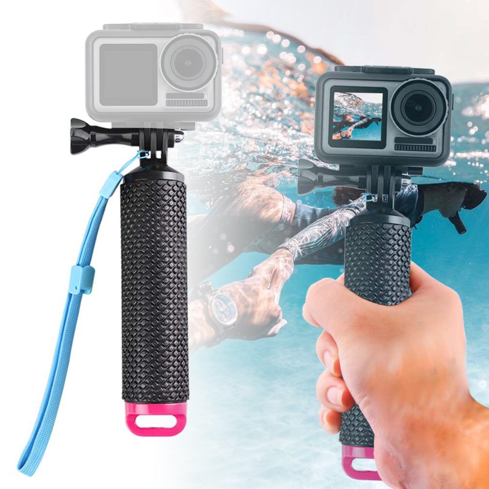 Handheld Underwater Buoyancy Selfie Stick Surfing Diving Floating Rod ...