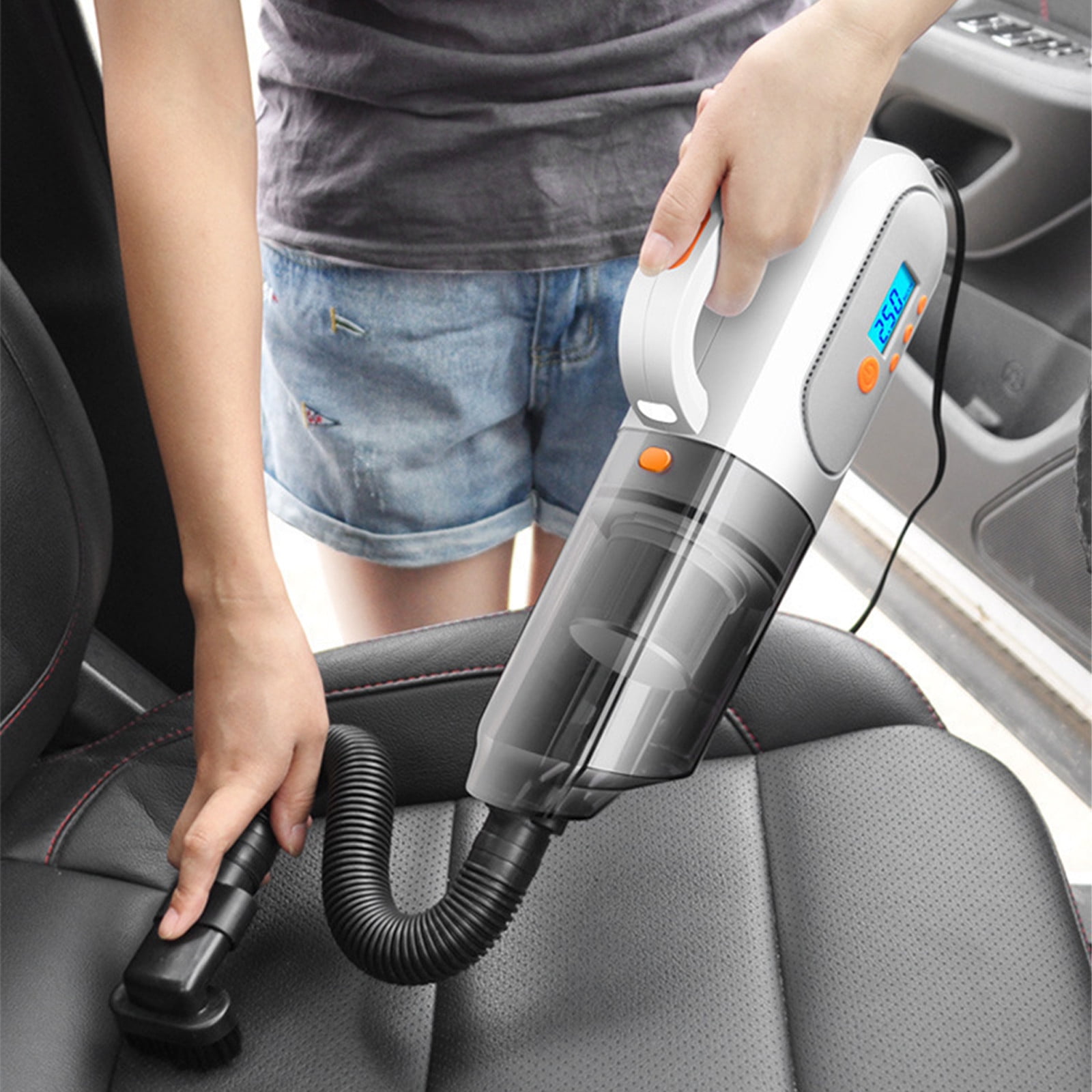 Handheld Vacuum,Car Vacuum Handheld Cleaner,Tire Inflator for Car,12V ...