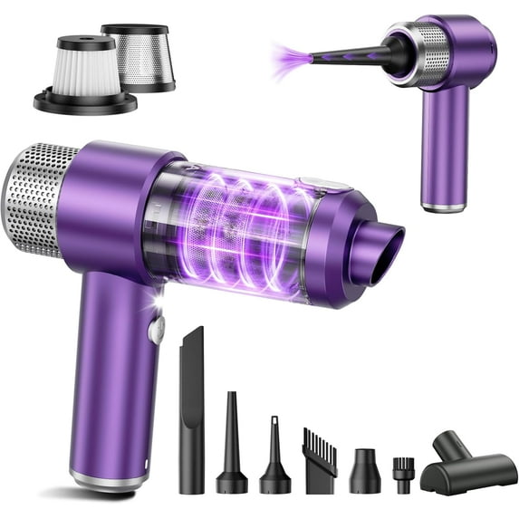 Handheld Vacuum Cleaner Cordless, 15000PA High Power Vacuum & Air ...