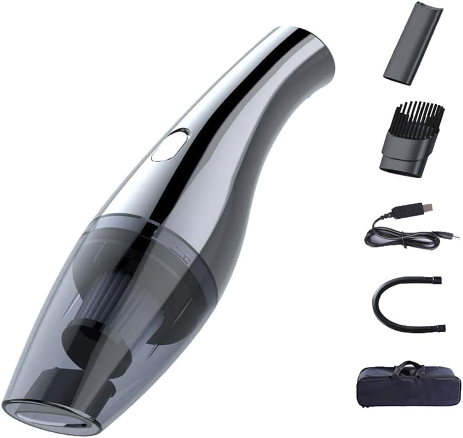 Handheld Vacuum Cleaner Cordless, 6000Pa Powerful Suction Hand Vacuum ...