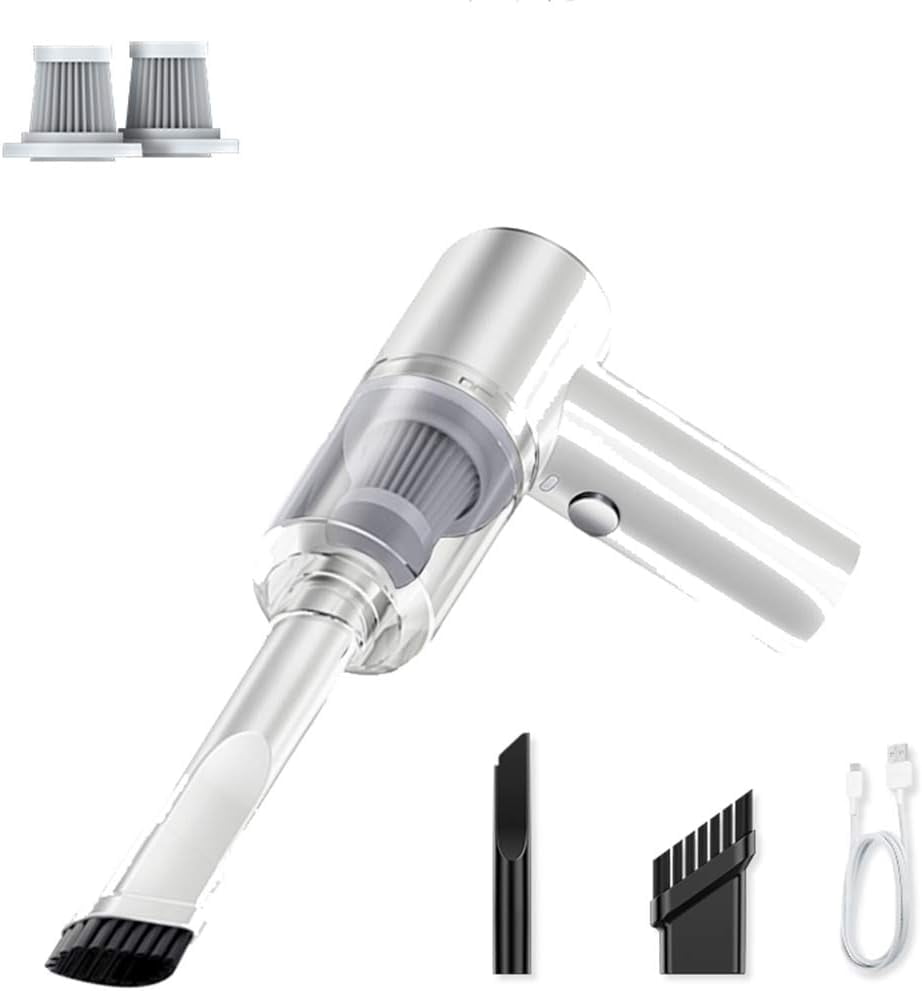 Handheld Vacuum Cleaner Cordless, 6000Pa Powerful Suction Hand Vacuum ...