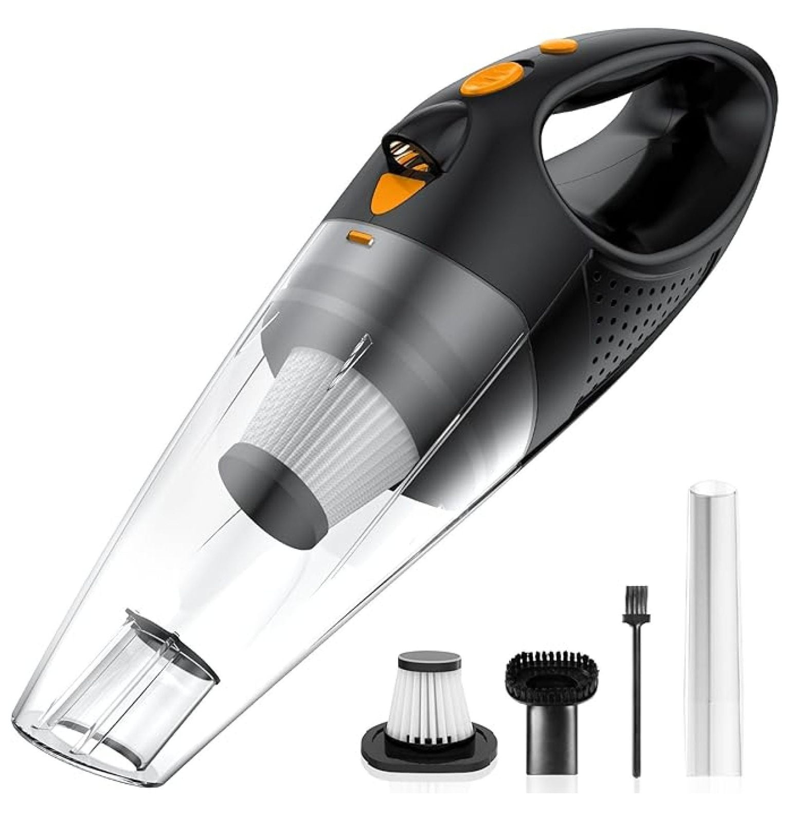 Handheld Vacuum Cordless with 2 Filters, Car Vacuum Cleaner High Power ...