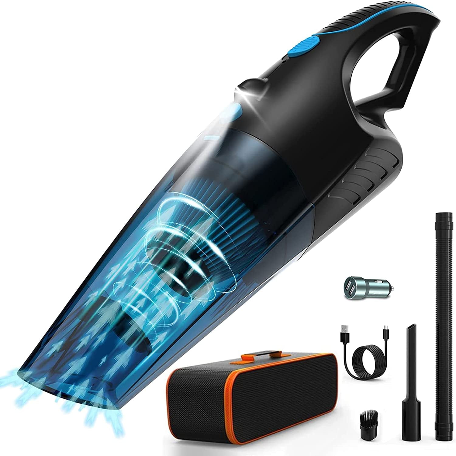 Handheld Vacuum Cordless Car Vacuum 10000pa Powerful Suction