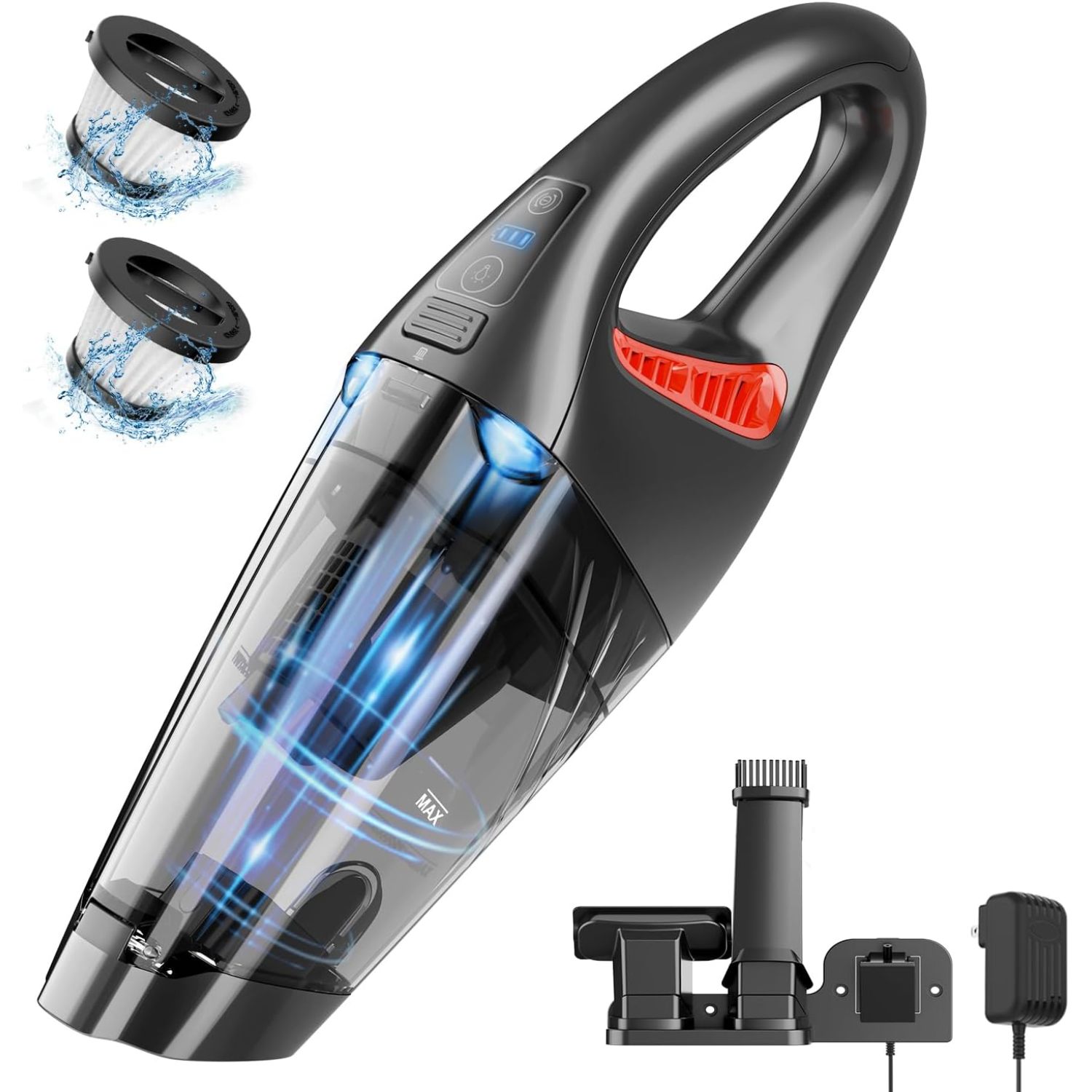 Handheld Vacuum Cordless Car Vacuum Cleaner, Hand Vacuum Dust Busters ...