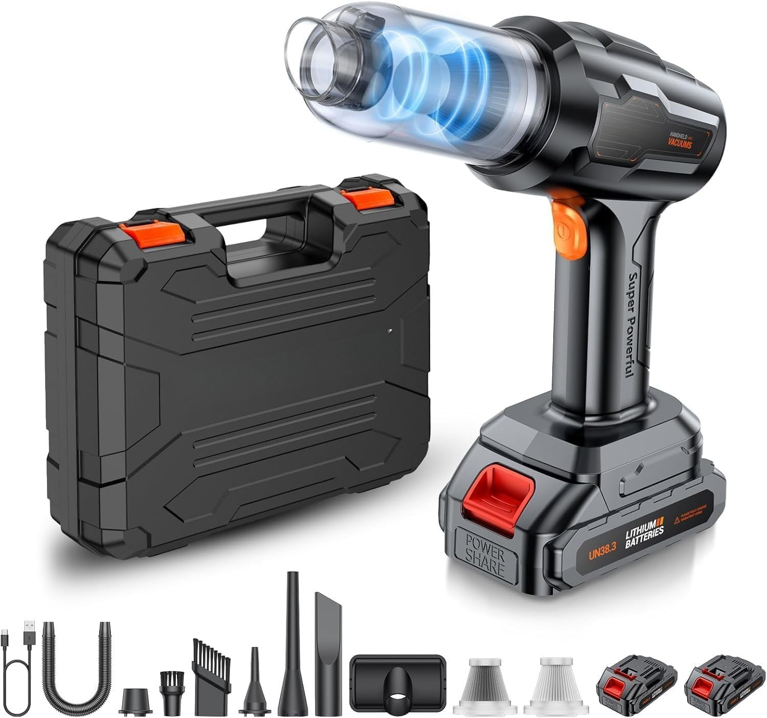 Handheld Vacuum , Handheld Vacuum Cleaner with 21000pa High Power ...