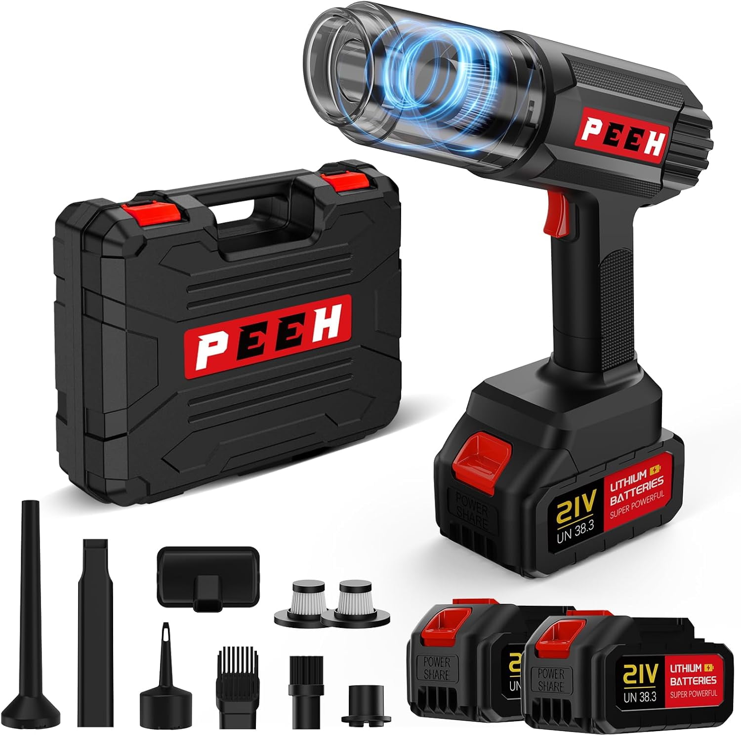 Handheld Vacuum for Home, Cordless Portable Cleaner, Recharable with 60 ...