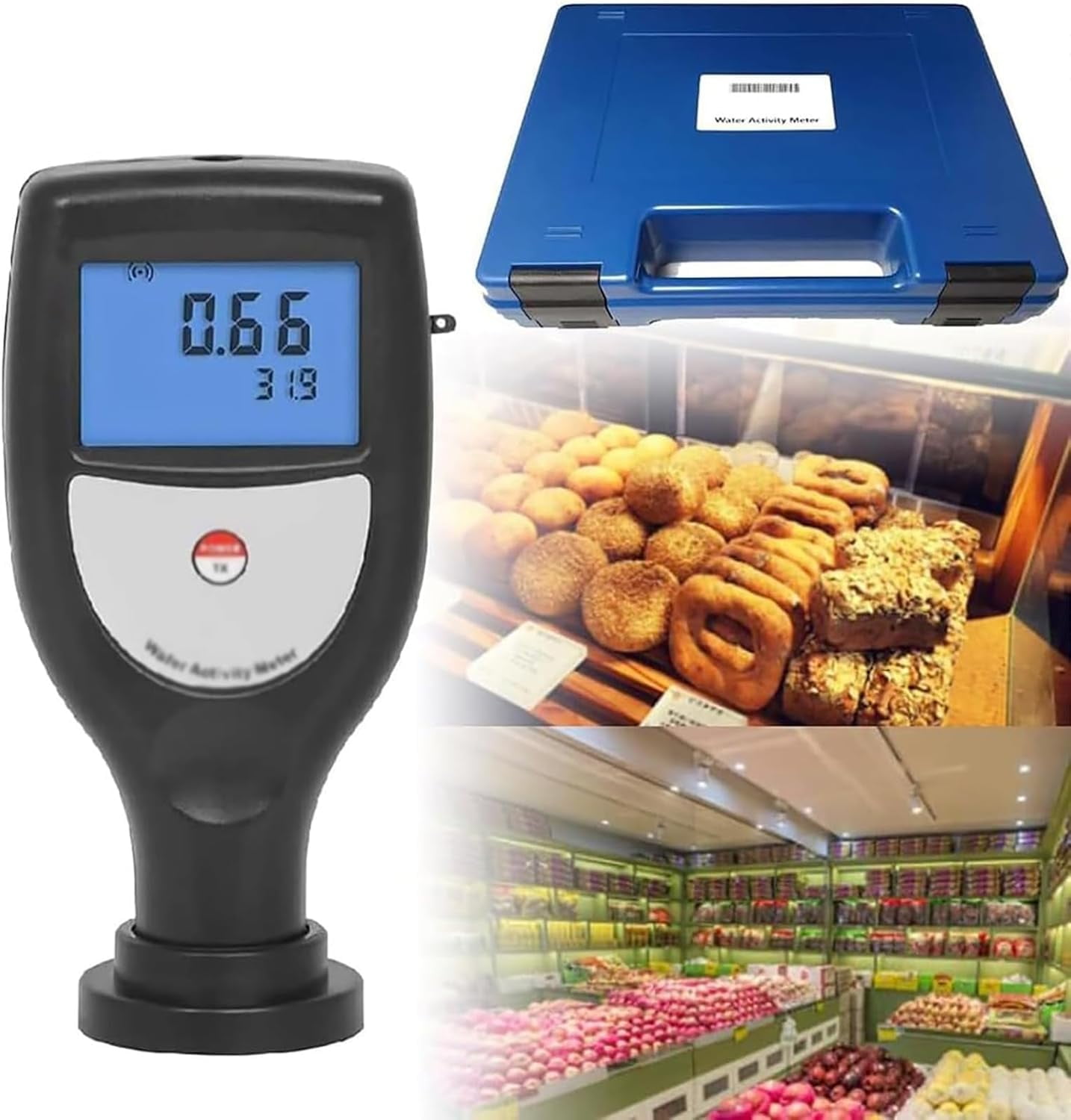 Handheld Water Activity Meter, Smart Food Tester Monitor Water Analyzer ...