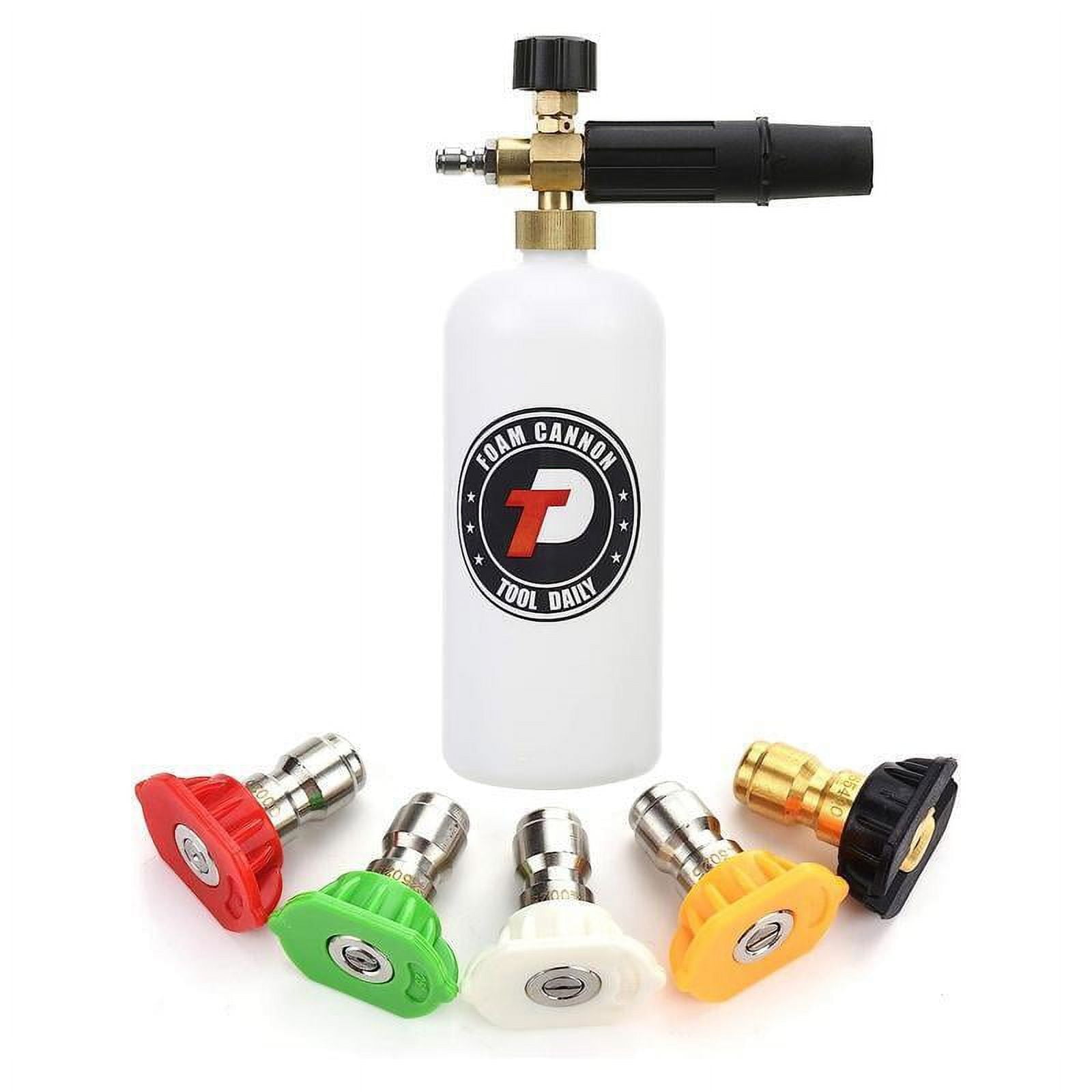 Handheld Water Spray Tool with Foam Cannon, 1/4 Inch Quick Connector ...
