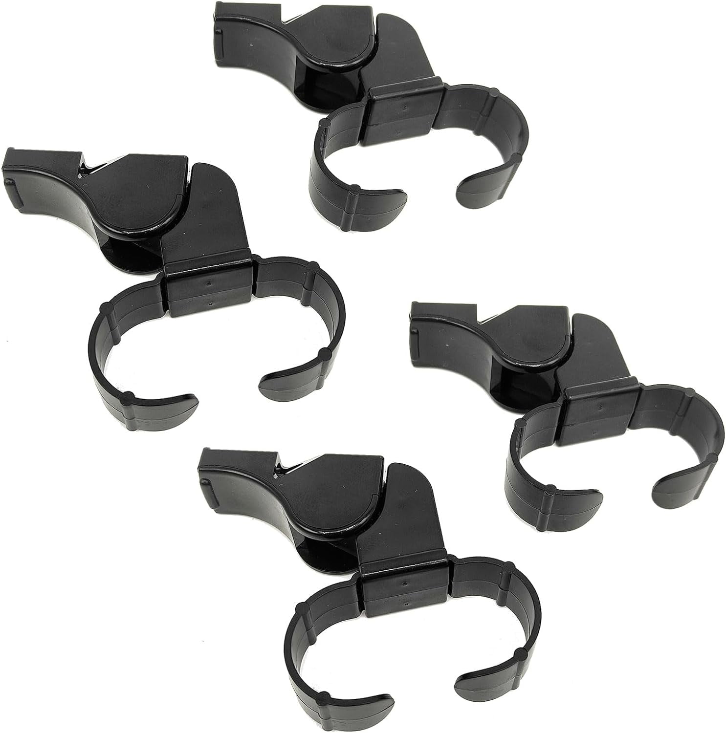 Handheld Whistle Pack - 4 PCS Finger Grip Whistle, Reusable, Loud Crisp ...