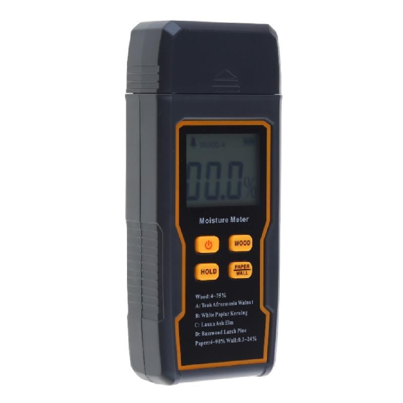 Handheld Wood Moisture Tester Meter with Backlight Digital Moisture ...