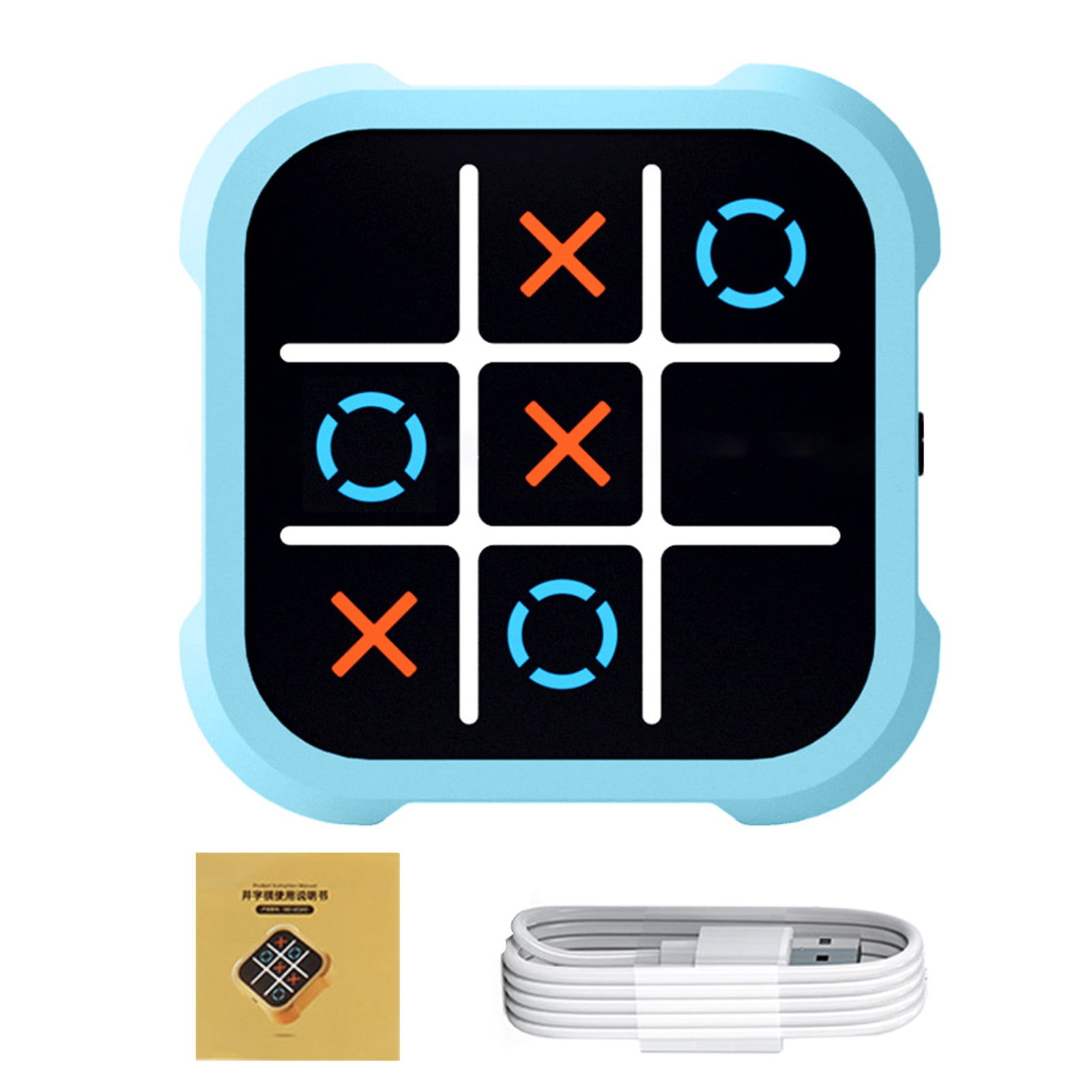 Handheld XO Game Console Toy - 3-In-1 Puzzle Chess & Memory Game ...