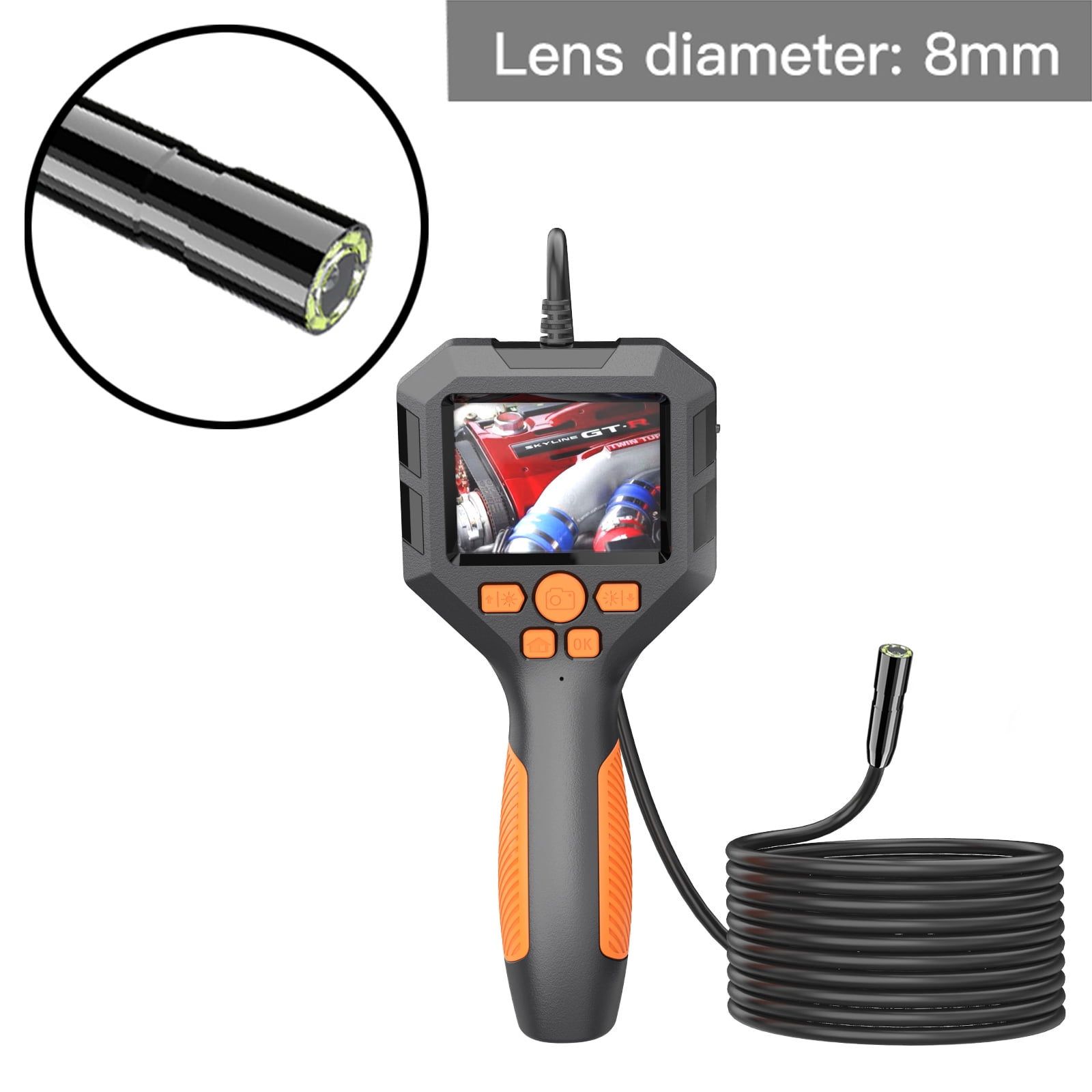 Handheld endoscope camera ip68 single lens 1080p hd industial borescope ...
