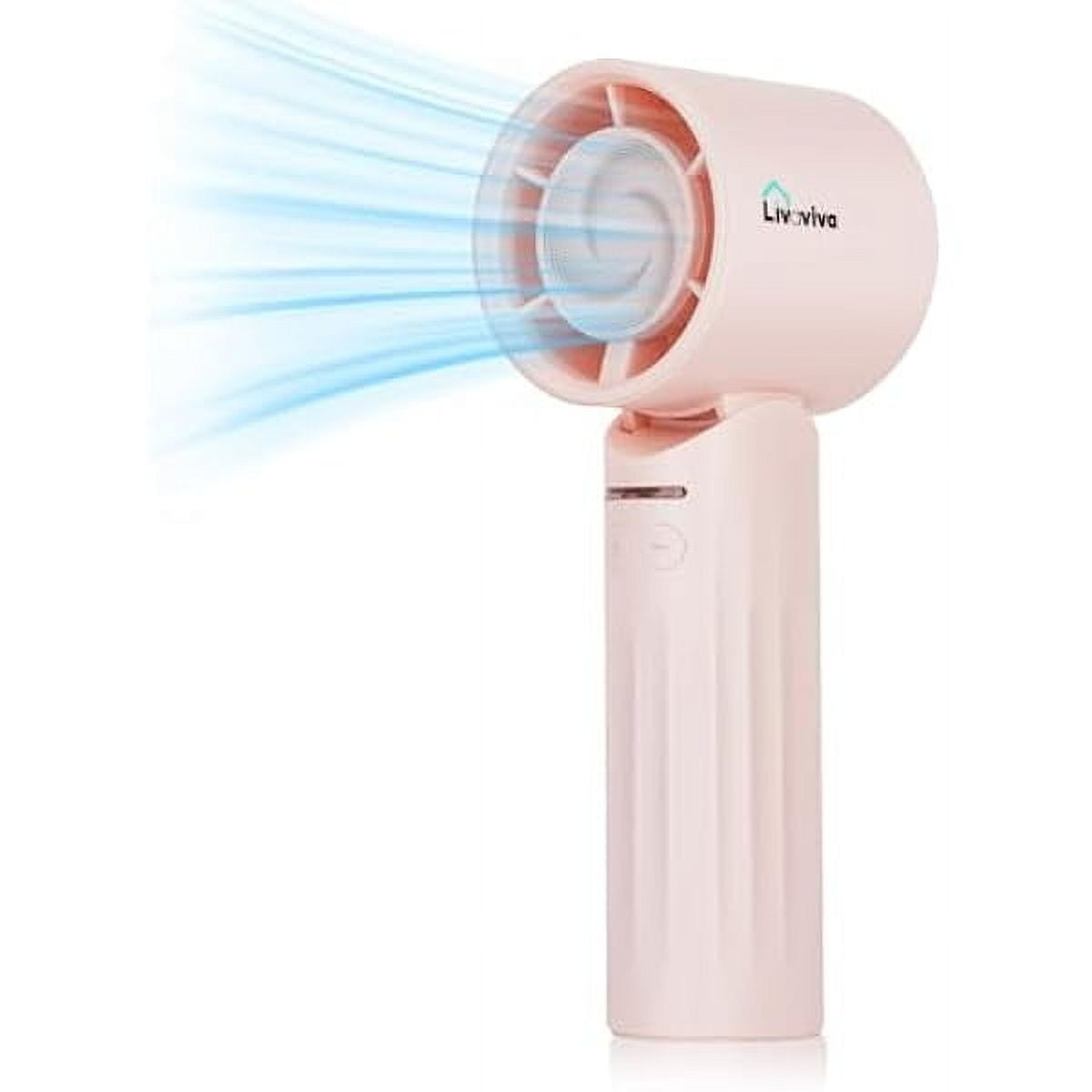 Handheld fan, adjustable blowing angle, mini portable turbo fan, USB ...