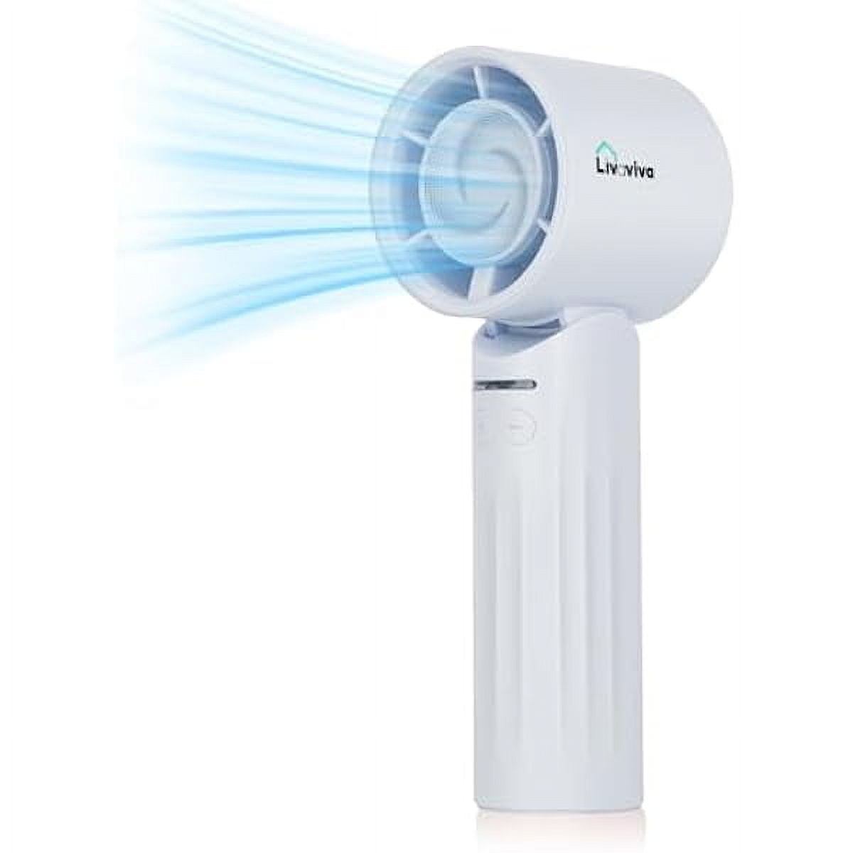 Handheld fan, adjustable blowing angle, mini portable turbo fan, USB ...