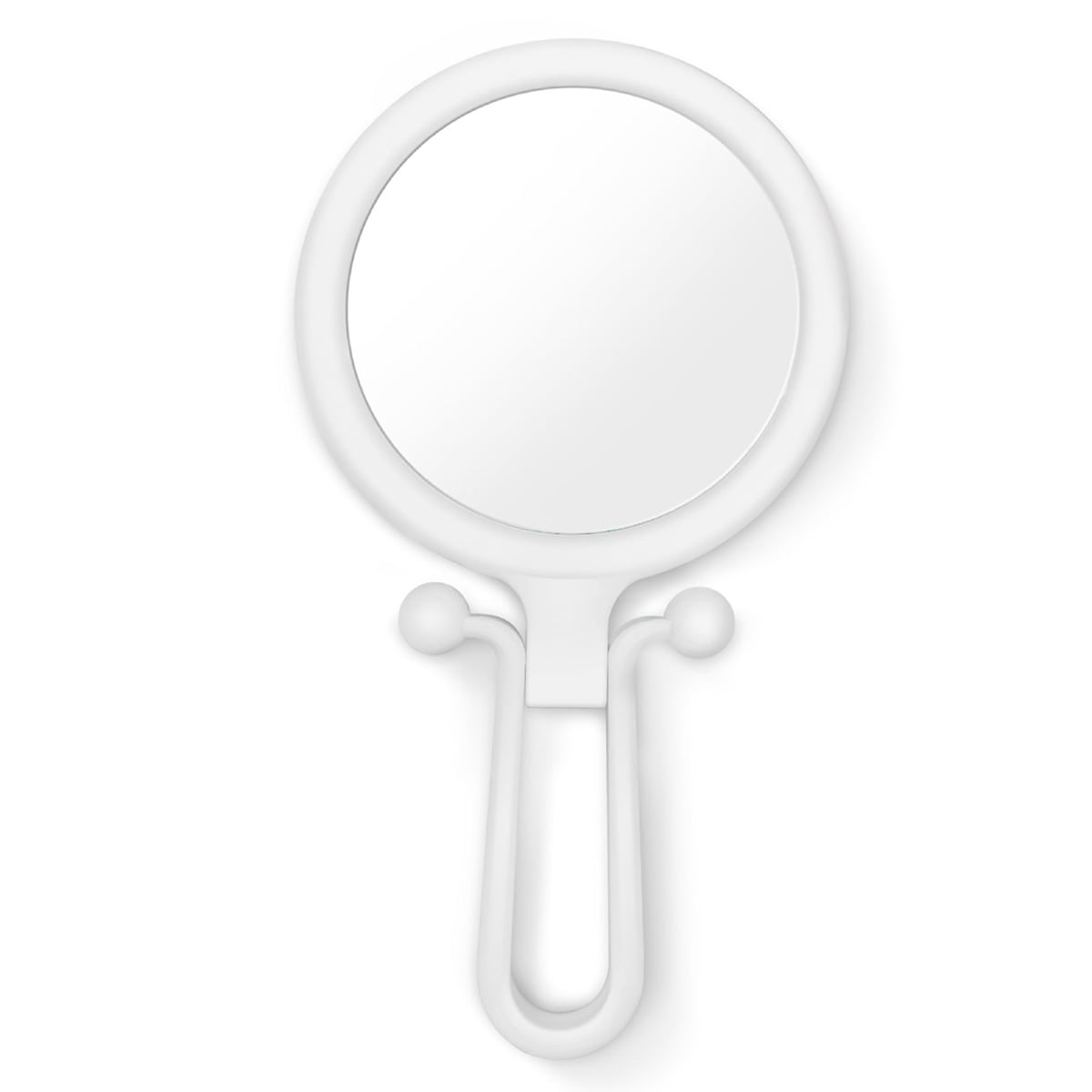 Handheld mirror, makeup mirror, folding handle, portable female travel ...