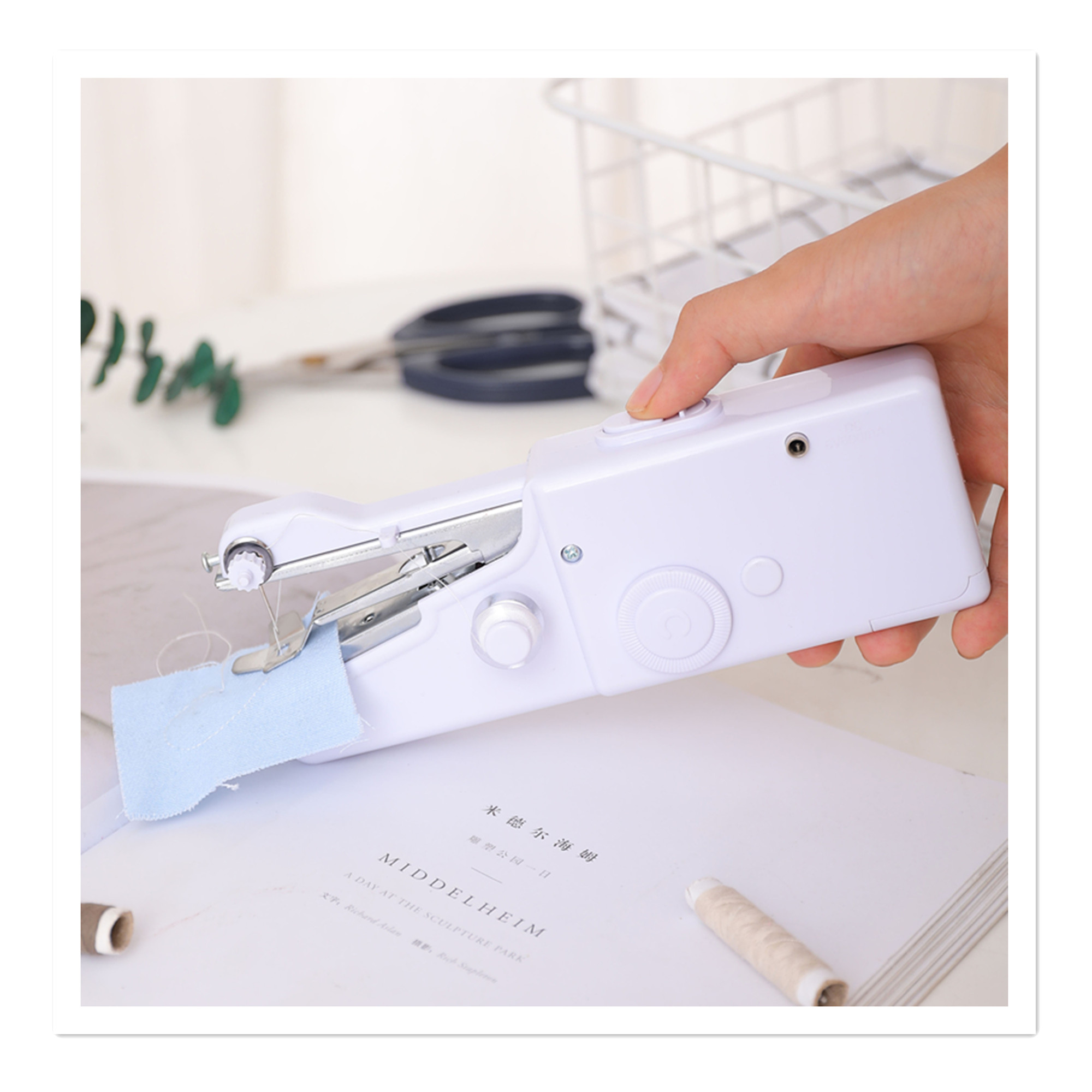 Handheld portable sewing machine handy stitch Mini electric sewing ...