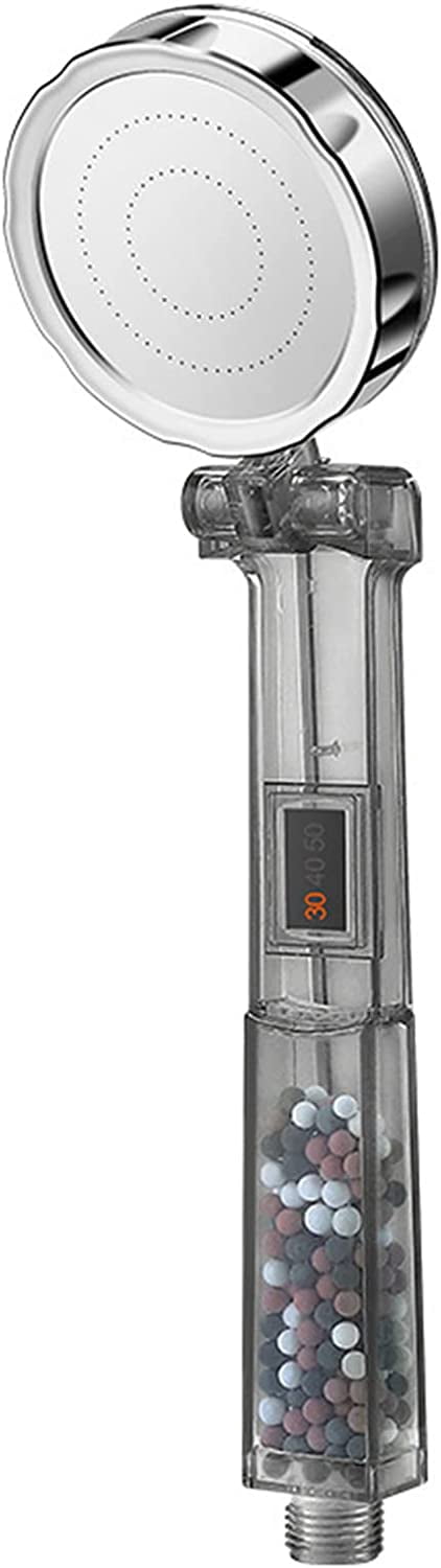 Handheld shower nozzle,Pressurized temperature digital display shower ...