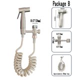 Handheld wash Bidet Spraver Set 304 Stainless SteeSpray Gun Shower ...