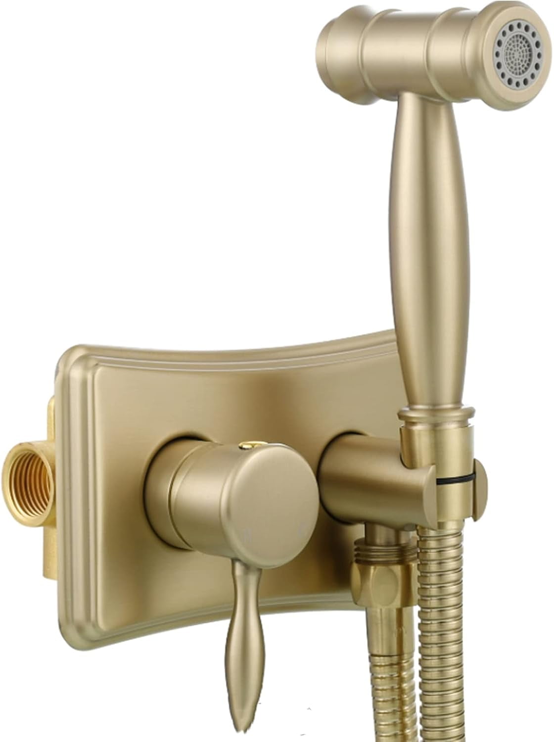 HandheldSprayer Kit Brass Cloth Diaper Sprayer Adjustable hot and Cold ...