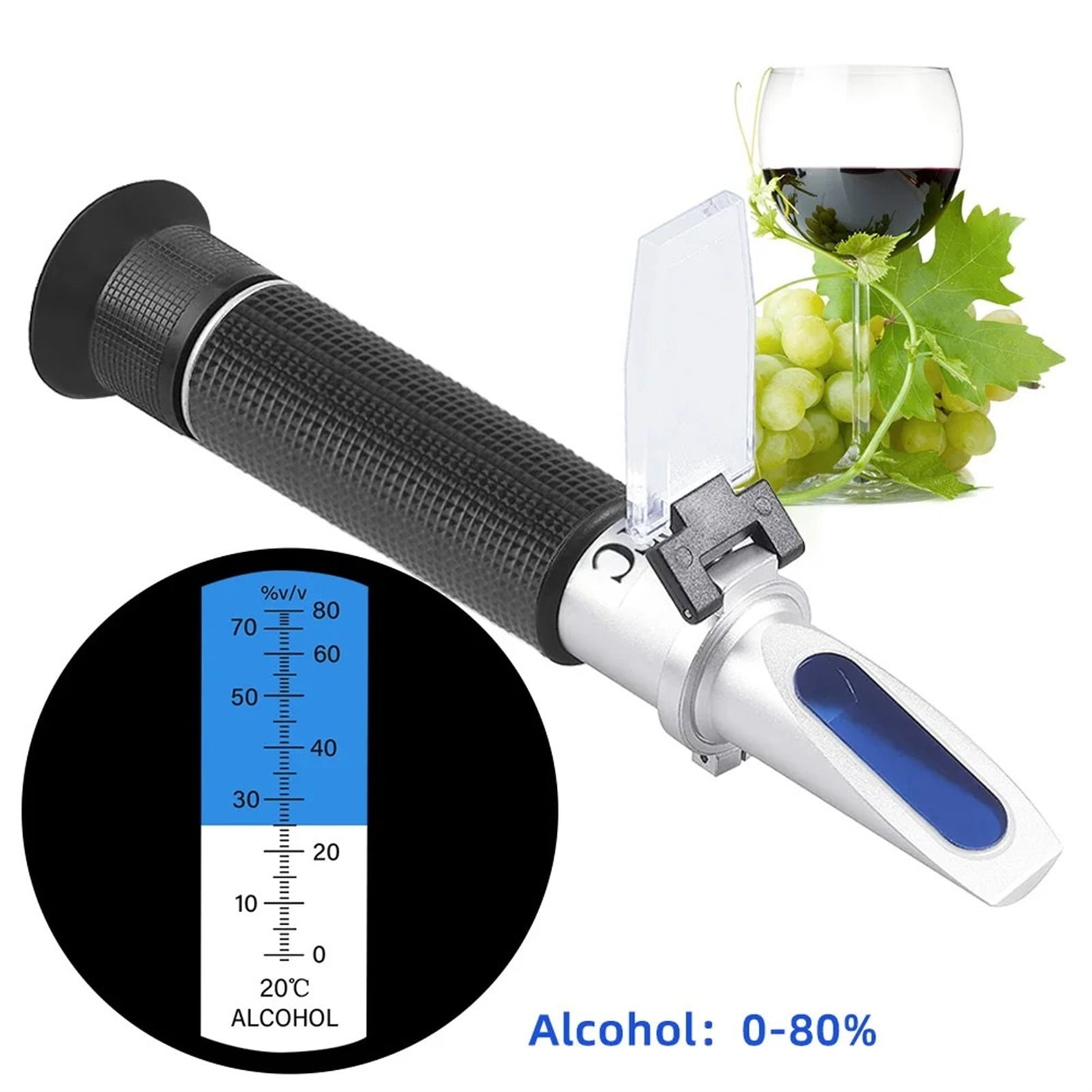 Handhend Alcohol Concentration Detector Of Liquor Alcohol Meter ...