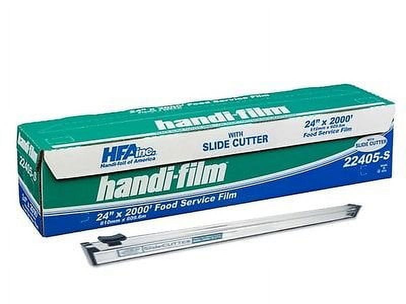 Handi-Film 24"x2000' Plastic Cling Wrap w/Slide Cutter - Walmart.com