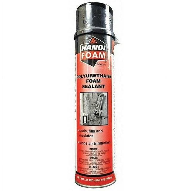 Handi-Foam Spray Foam Sealant,24 oz,Cream,PK12 P30107G - Walmart.com