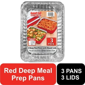 Holloyiver 10 Inch Round Foil Pans with Board Lids, Heavy Duty ...