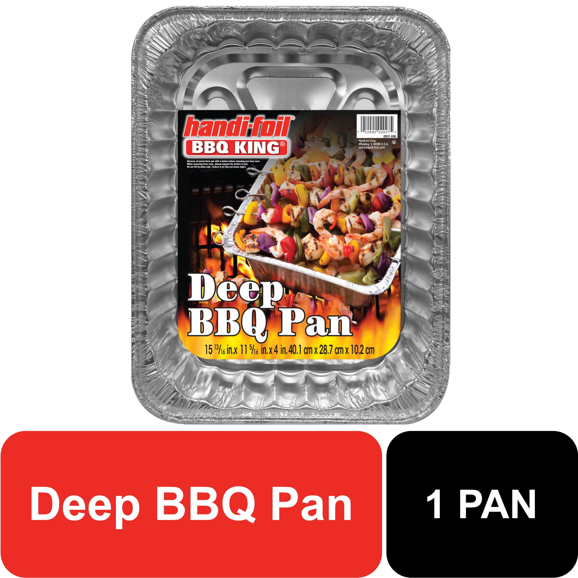 Handi-Foil Extra Deep Aluminum Super King BBQ Utility Pan - Walmart.com