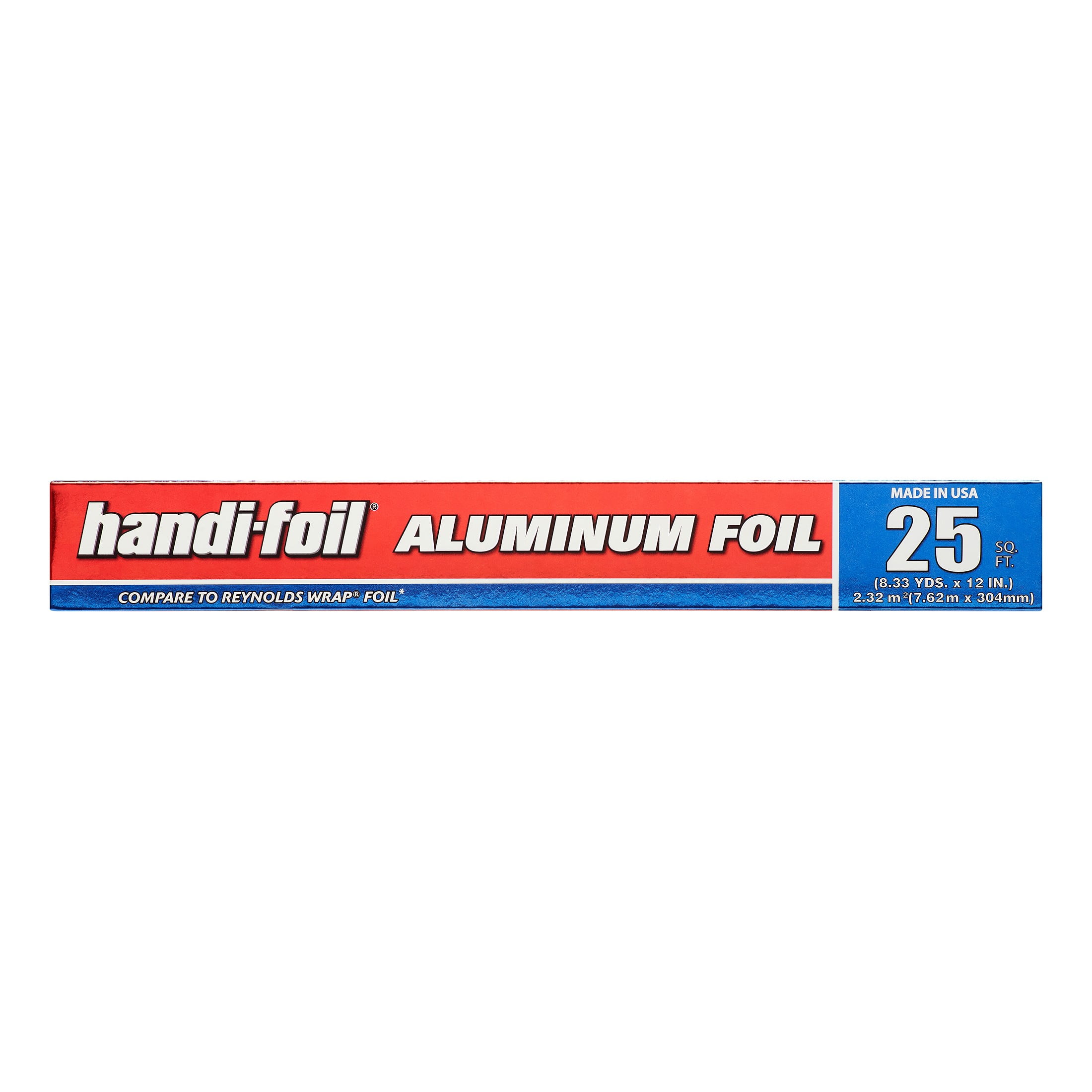Handi-Foil of America Standard Aluminum Foil, 12", 25 Sq Ft ,1 Ct ...