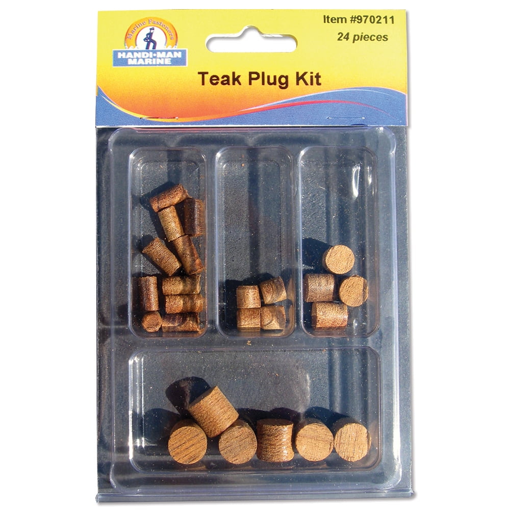 Handi-Man Teak Wood Plug Kit - Walmart.com