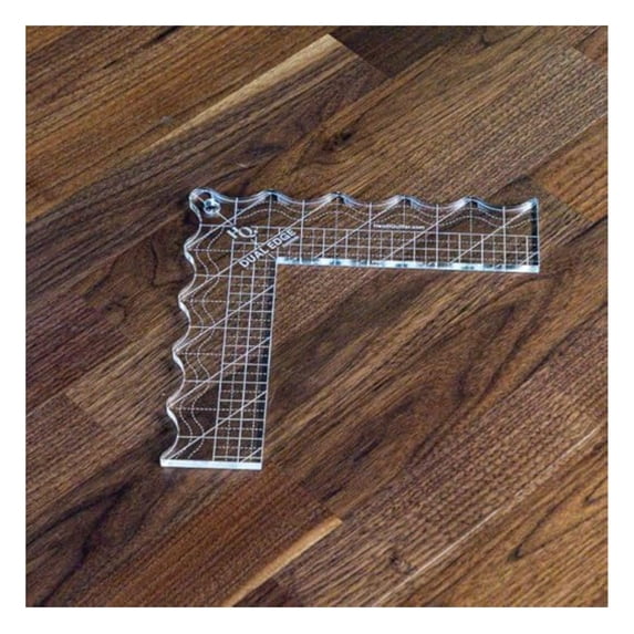 Handi Quilter Dual Edge Ruler - Quilting Ruler for Precise Stitching ...