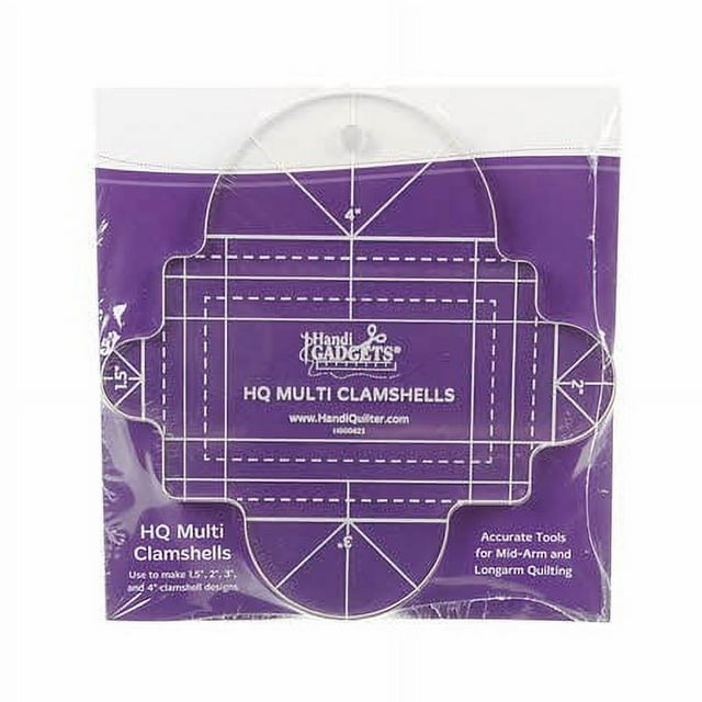 Handi Quilter Multi Clamshell Quilt Template Ruler - Walmart.com