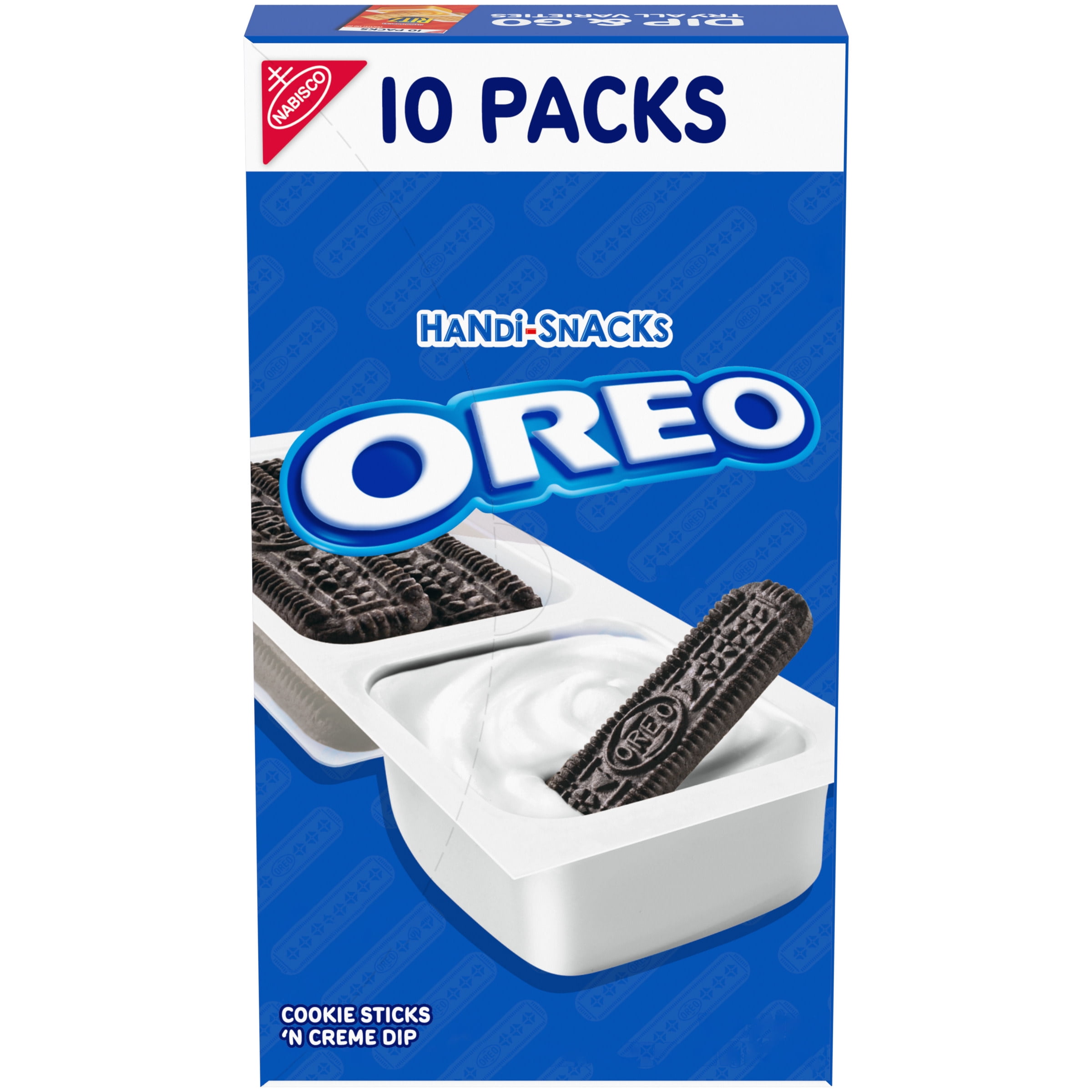HANDI-SNACKS OREO STICKS AND CREAM TWO COMPARTMENT SNACKS 10 OZ ...