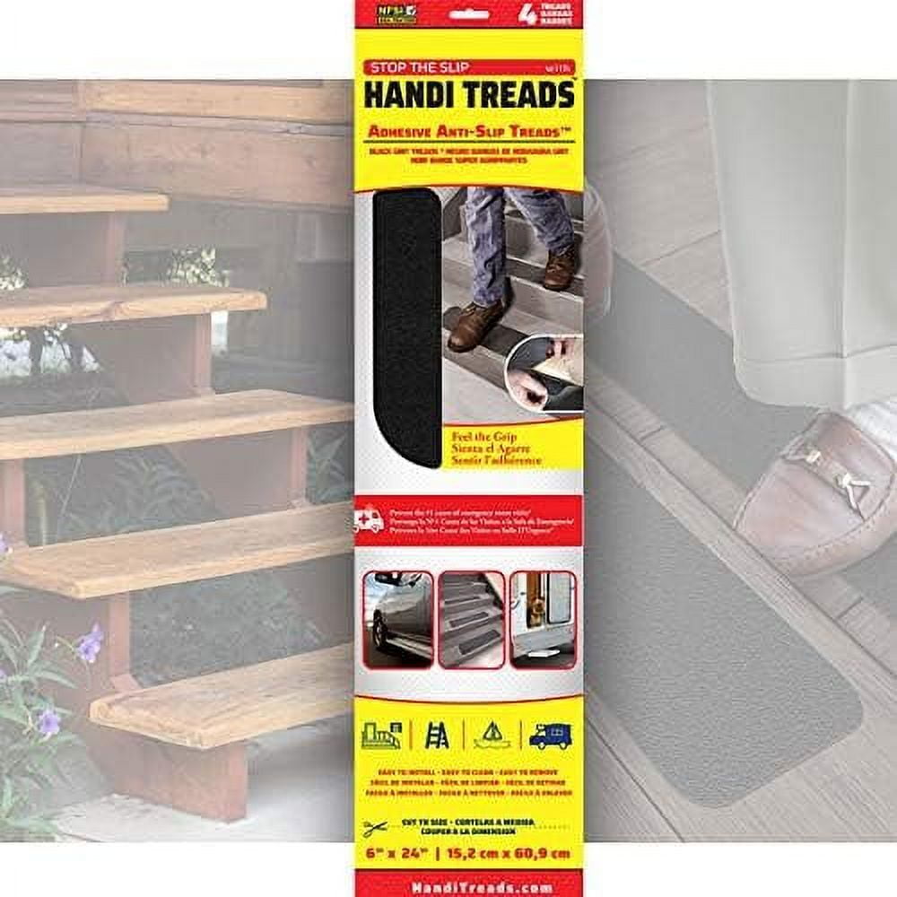 HandiTreads Slip Grit Tread Strip GTS0624K04 - Cut to Size - 6" x 24 ...