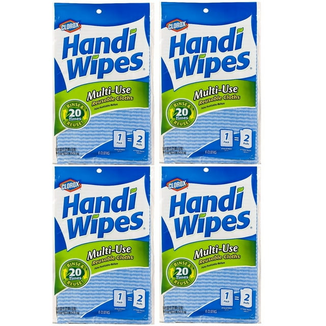 Handi Wipes Heavy Duty Multi-Use Reusable Cleaning Cloths for Kitchen ...
