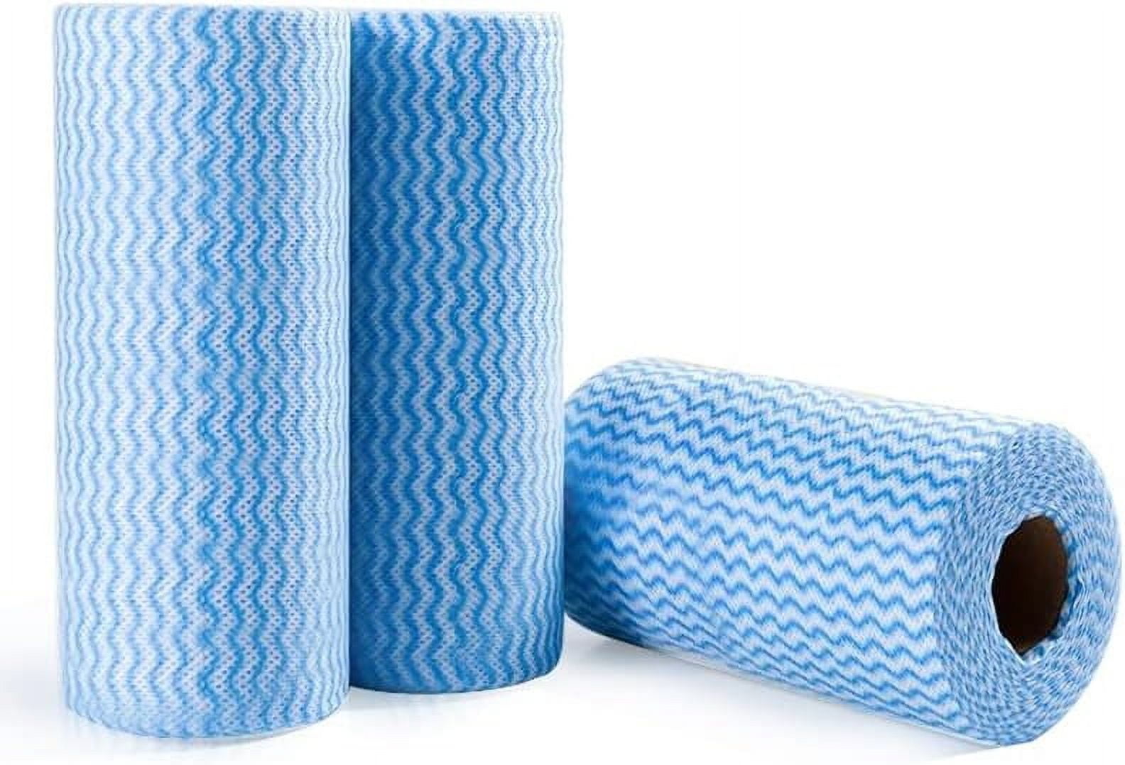 Handi Wipes Reusable Cloths, Blue Disposable Kitchen Cleaning Rolls ...