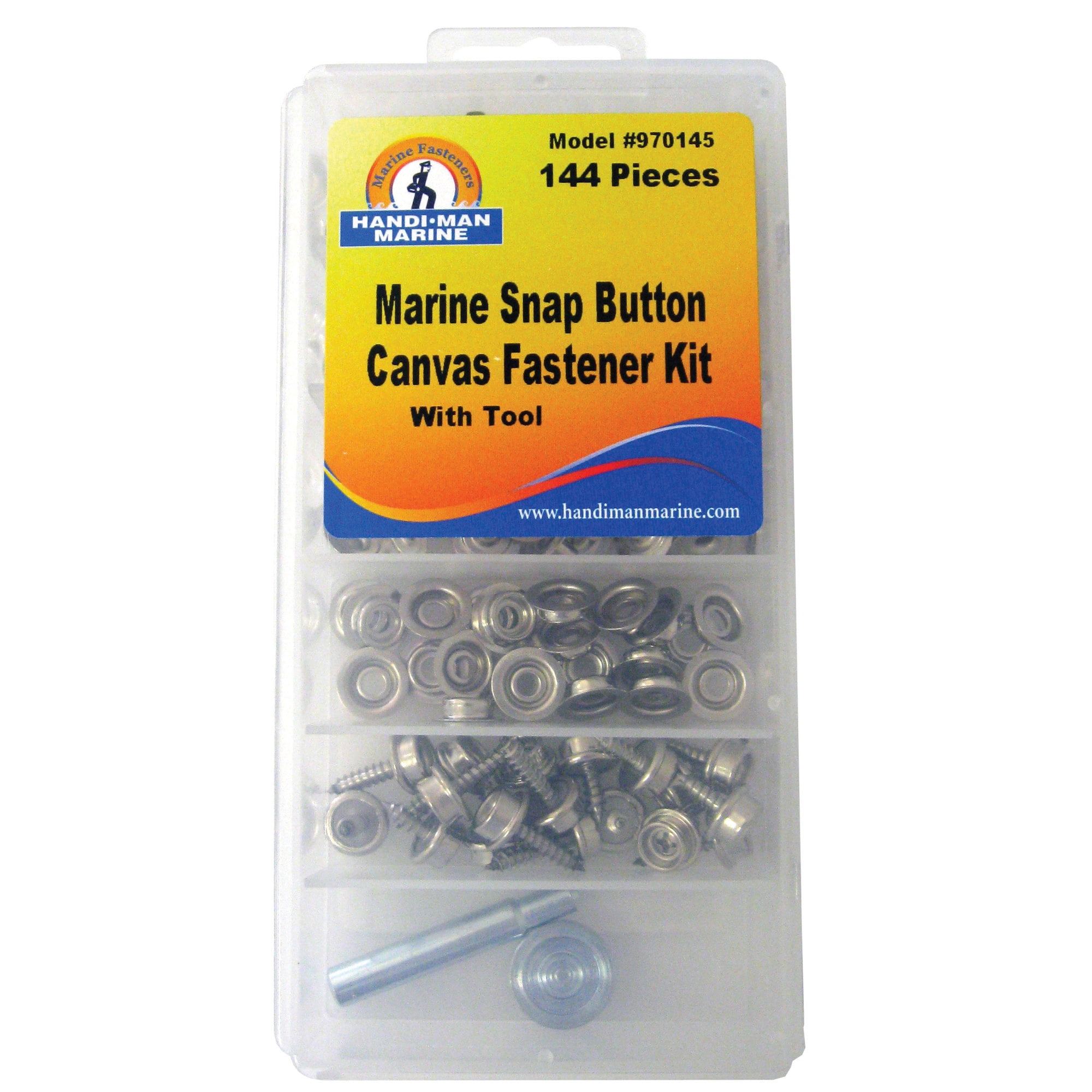 HandiMan Marine 970145 Marine Snap Button Canvas Fastener Kit - 145 ...