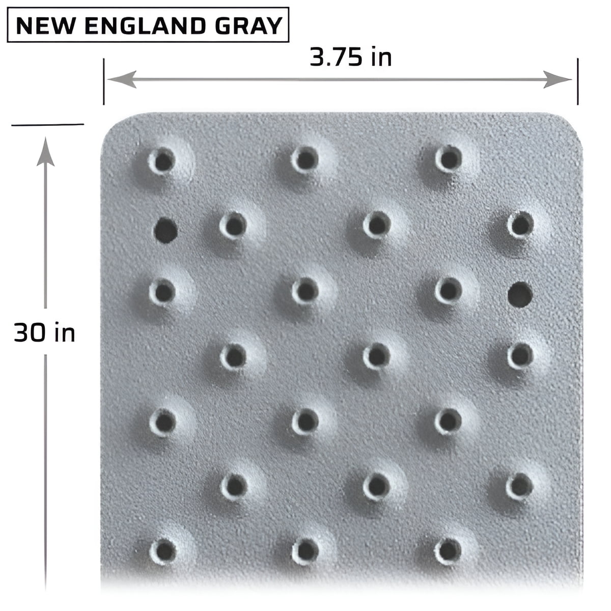 HandiTreads Non-Slip Outdoor Stair Treads: New England Gray - 30 ...