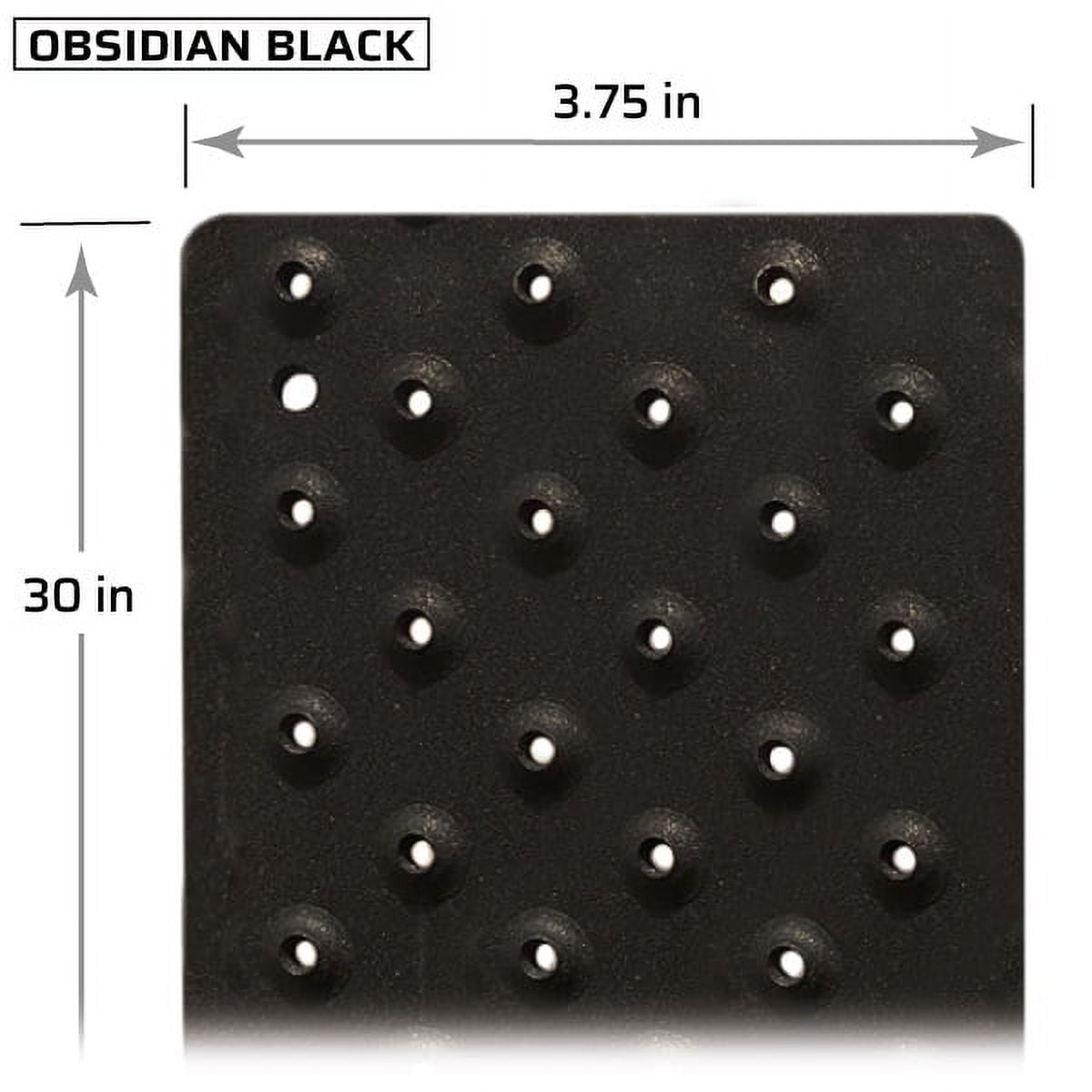 HandiTreads Non-Slip Outdoor Stair Treads: Obsidian Black - 30" (Single ...