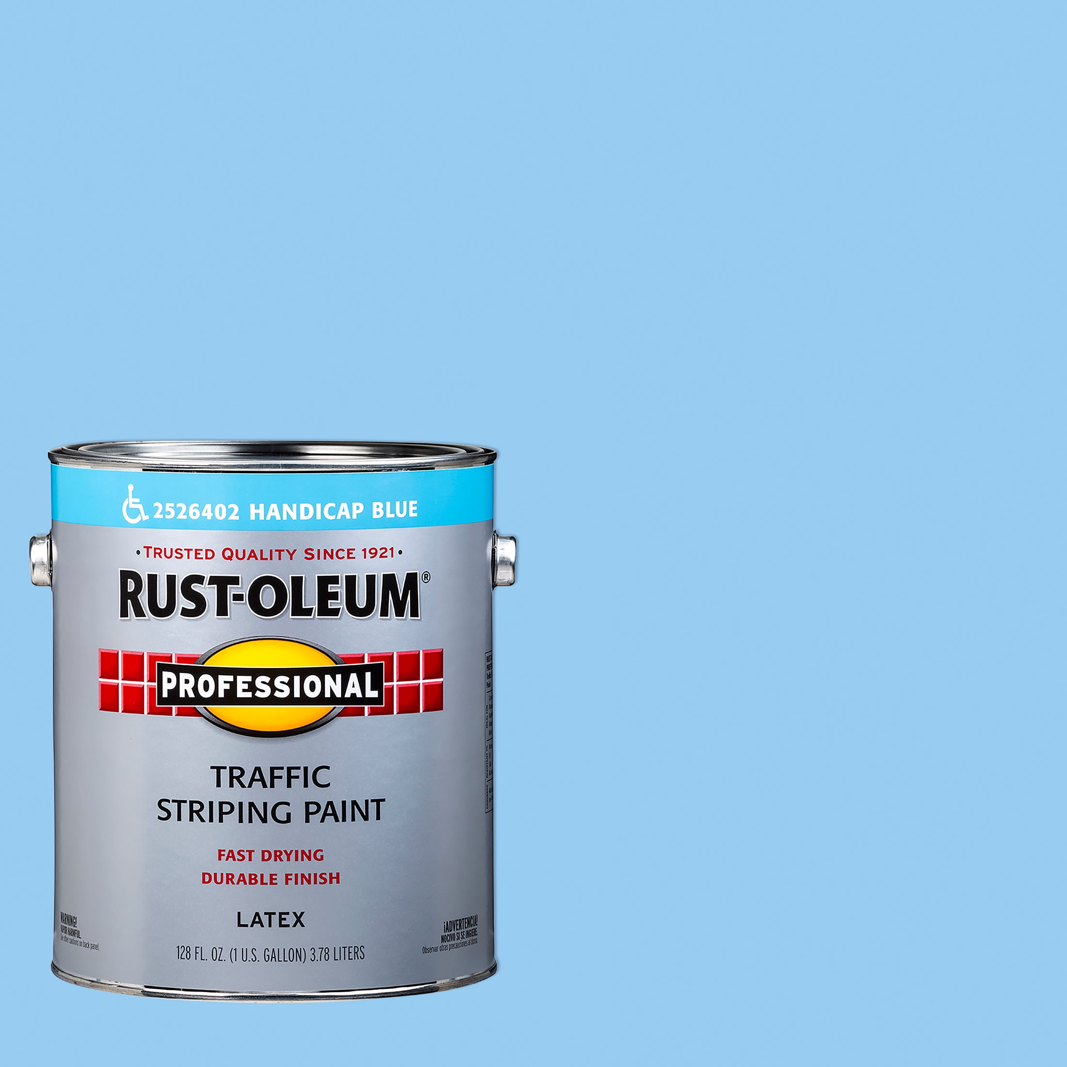 2 Pack, Handicap Blue (150 Voc), Rust-Oleum Professional Flat Traffic ...