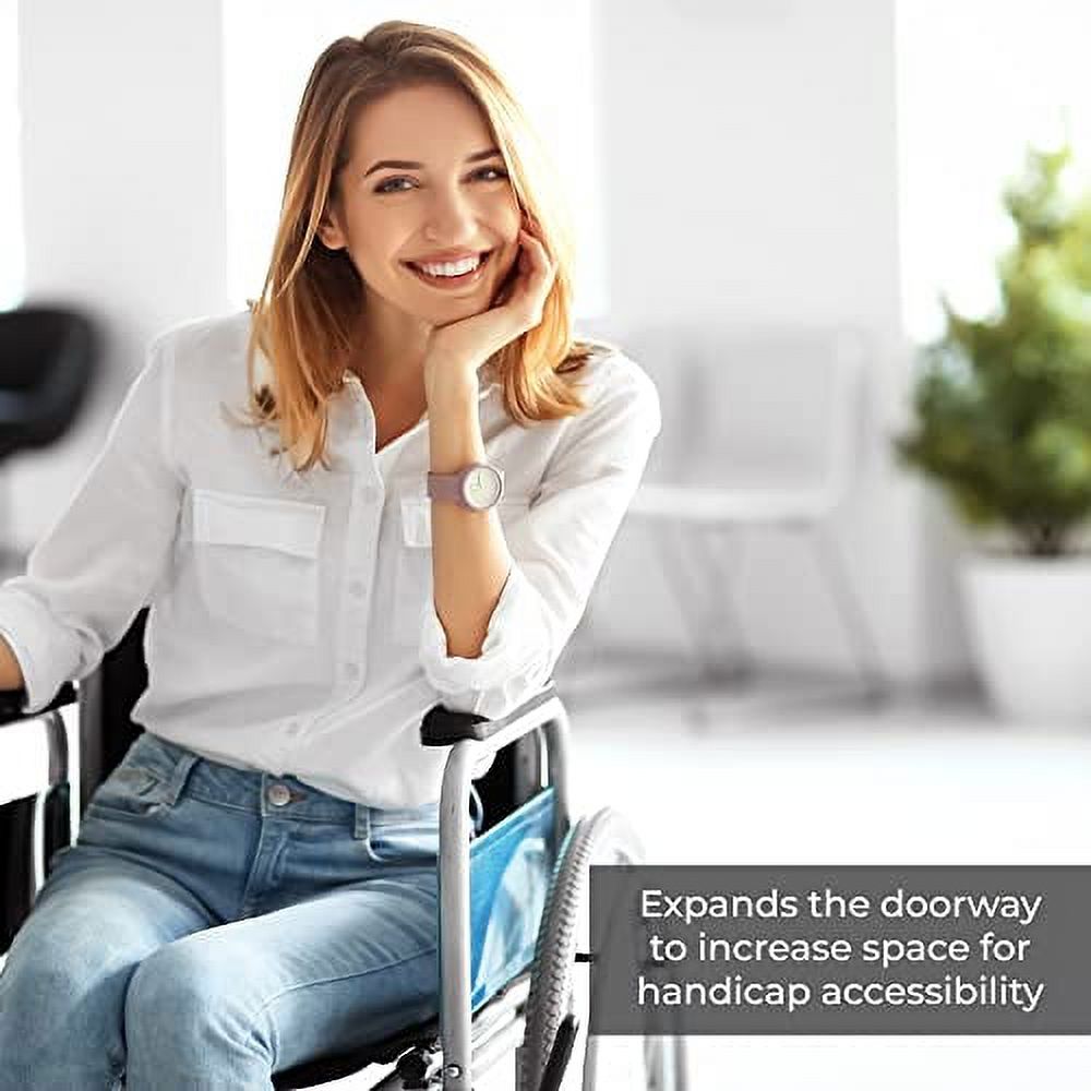 Handicap Brass Expandable Door Hinges - Offset Hinges for Doors - 3 ...