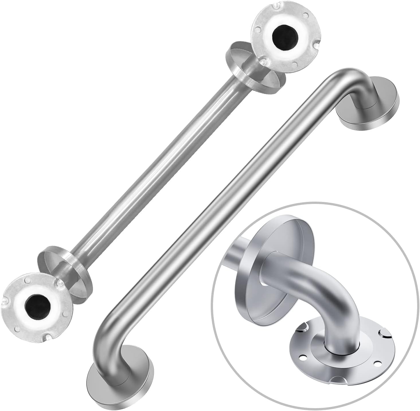 Handicap Grab Bars, 2 Pack 16 Inch Shower Grab Bar for Seniors, 304 ...