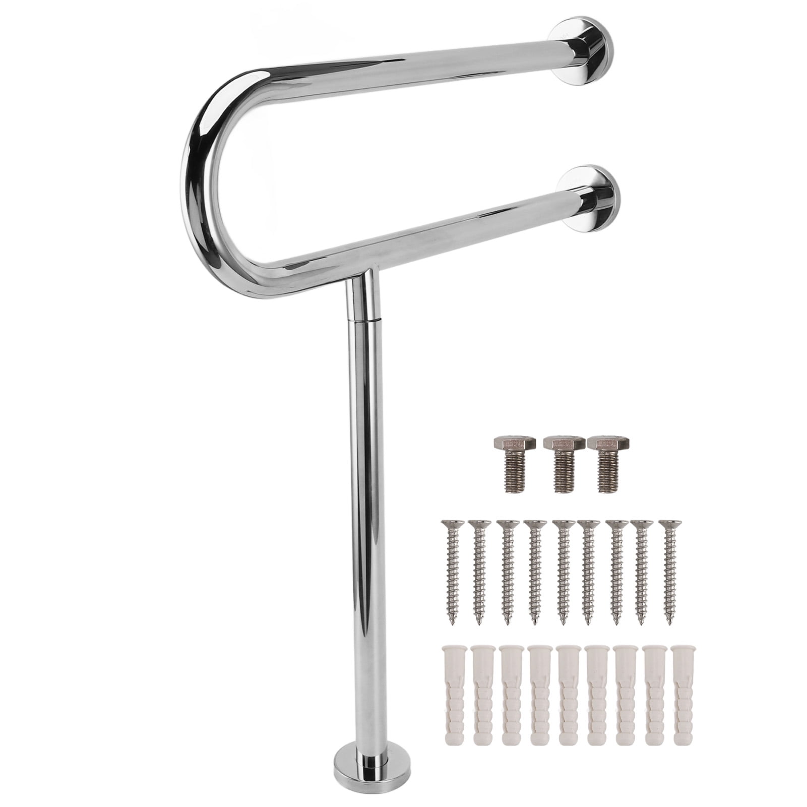 Handicap Grab Bars for Bathroom 27.6 Inch Toilet Safety Handrail ...