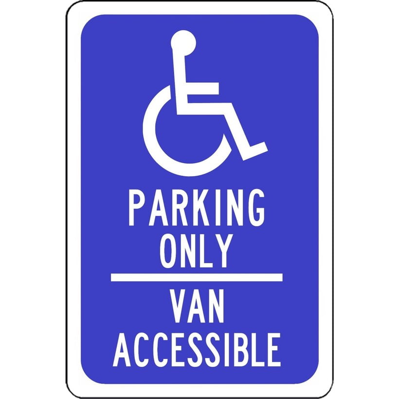 Handicap Sign Van Accessible