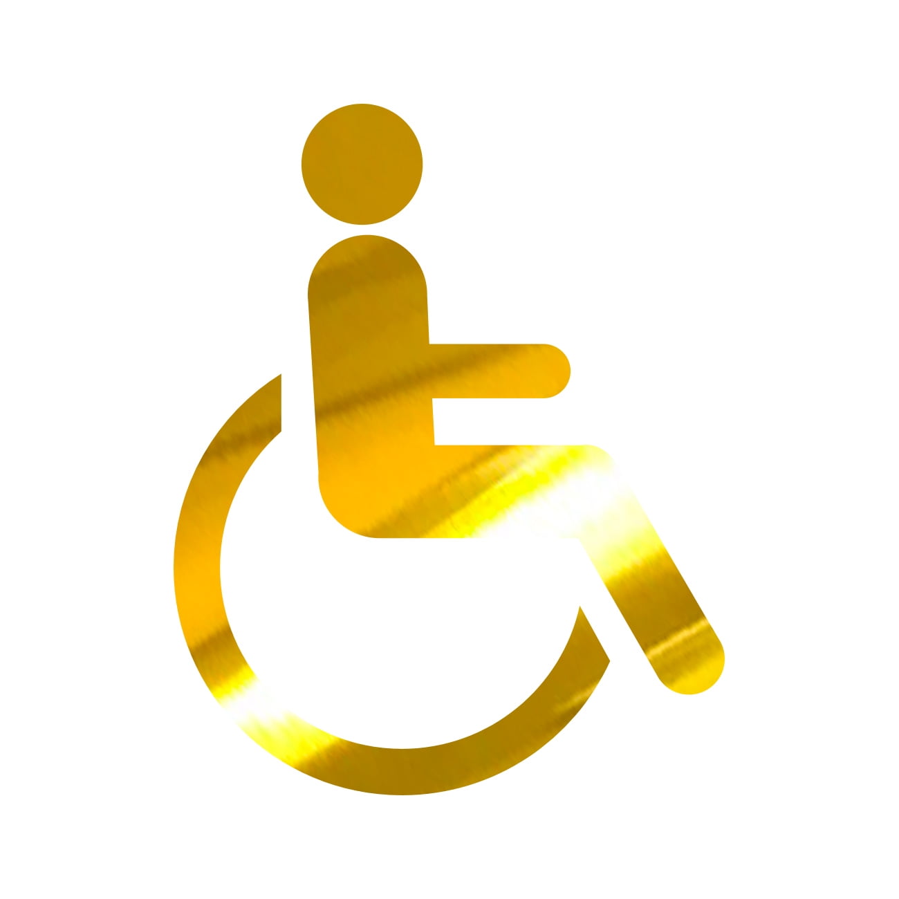 Handicap Sticker Decal Die Cut - Self Adhesive Vinyl - Weatherproof ...