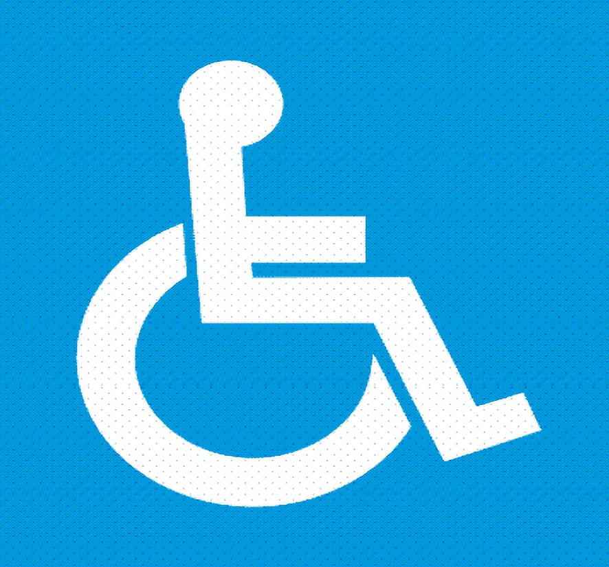 Handicap Symbol (PACK of 2) Preformed Thermoplastic Pavement Parking ...