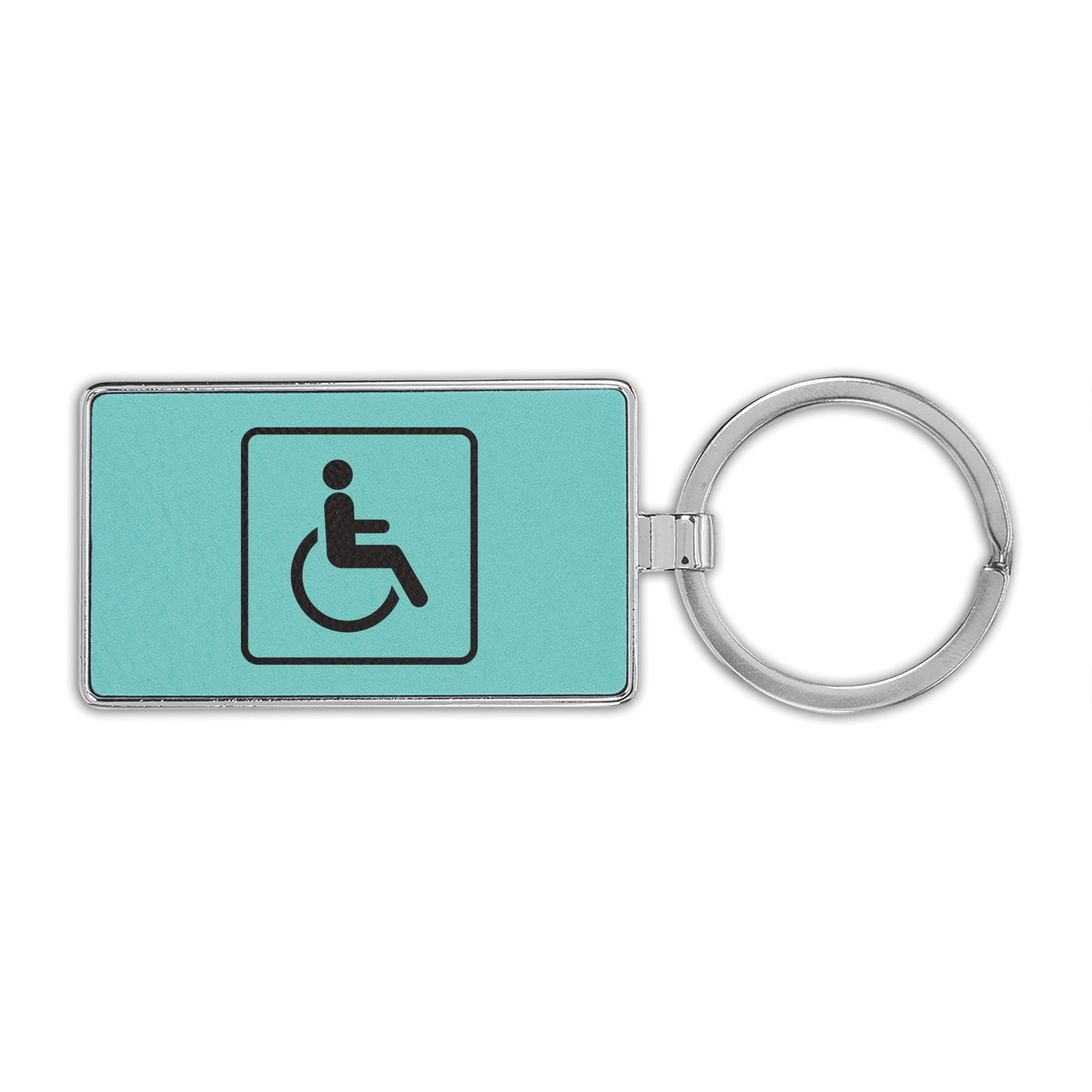 Handicap V4 Premium Leatherette Keychain wheelchair accessible #2 ...