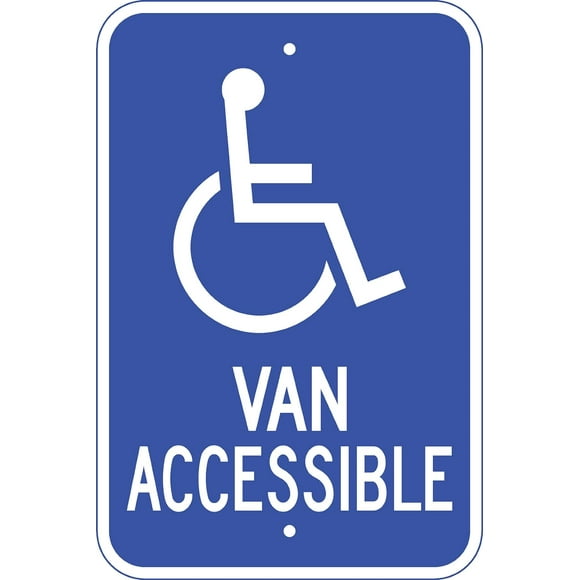Van Accessible Handicap Parking Sign