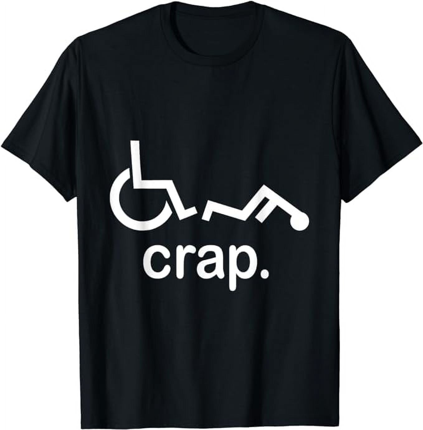 Handicap Wheelchair Funny Fall T-Shirt - Walmart.com
