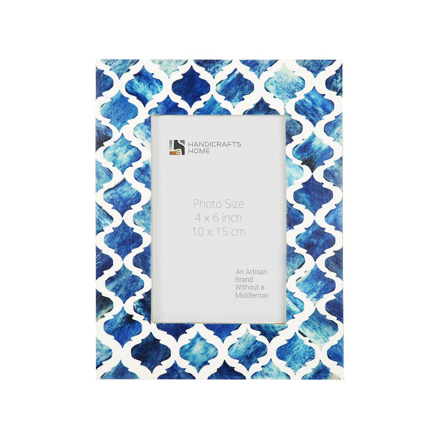 Handicrafts Home 4" X 6" Moorish Damask Photo Frame - Handmade Frames ...